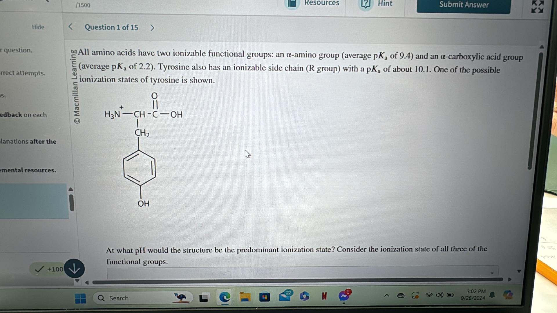 Solved ?∞0 ﻿All amino acids have two ionizable functional | Chegg.com