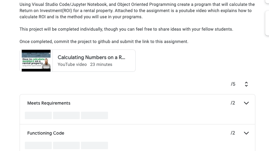 Using Visual Studio Code/Jupyter Notebook, and object | Chegg.com