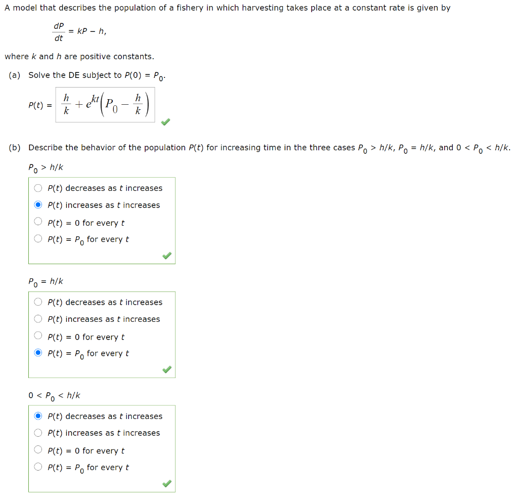 Solved Please answer part c (c) Use the results from part | Chegg.com