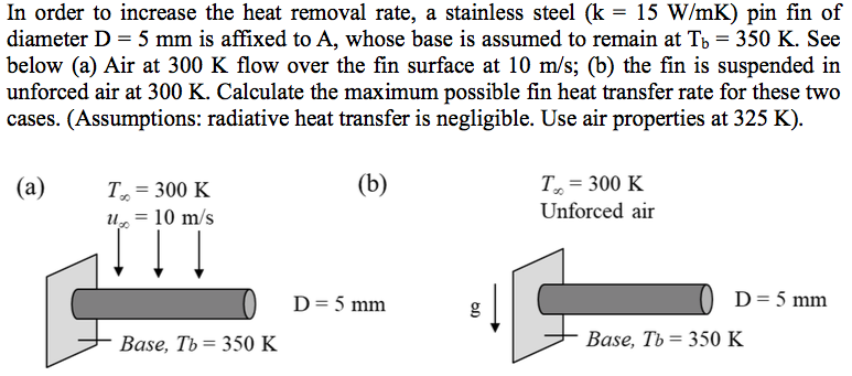 Solved In order to increase the heat removal rate, a | Chegg.com