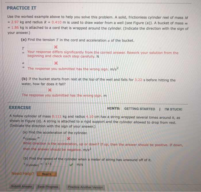 Solved PRACTICE IT Use the worked example above to help you | Chegg.com