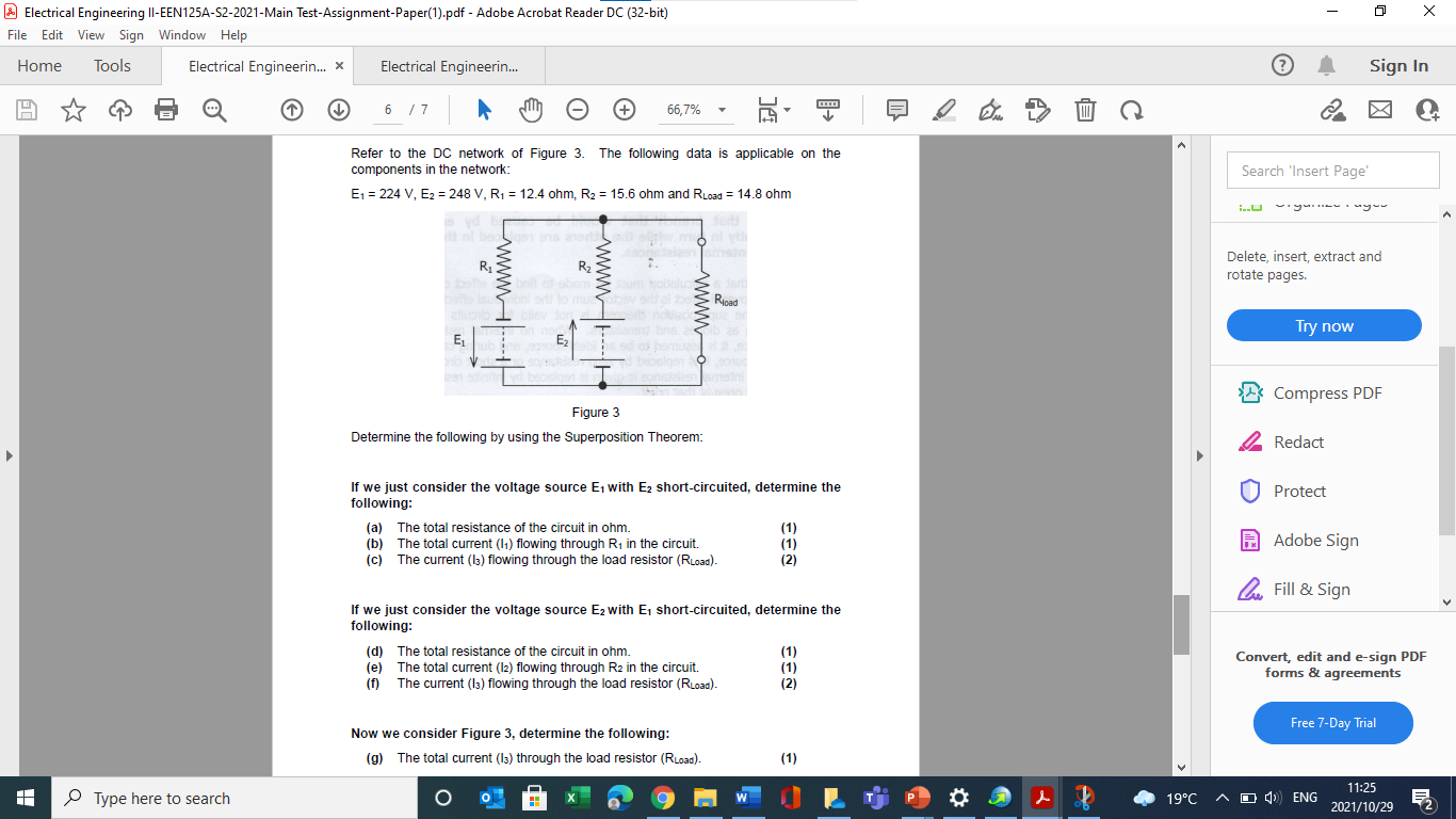 Solved - х A Electrical Engineering Il-EEN125A-S2-2021-Main | Chegg.com