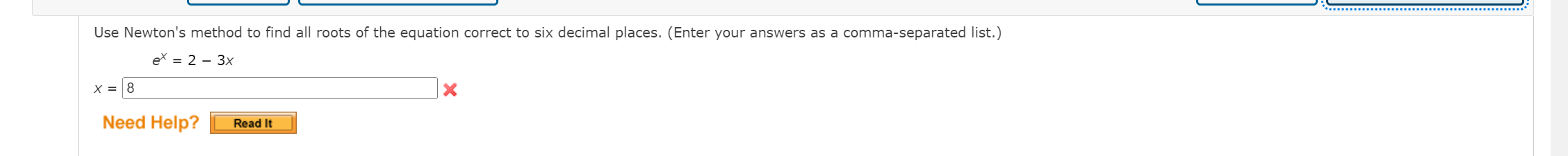 Solved ex=2−3 | Chegg.com