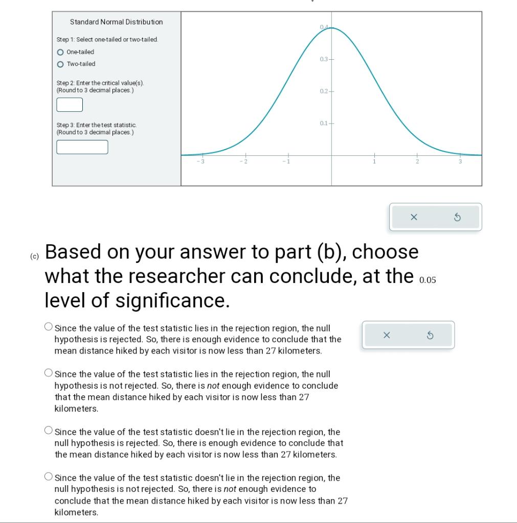Solved According to previous studies, the mean distance each | Chegg.com