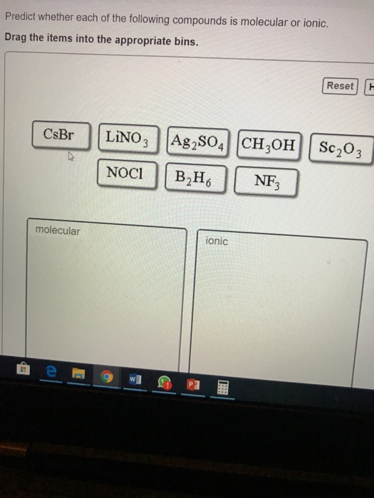 Solved Predict whether each of the following compounds is | Chegg.com