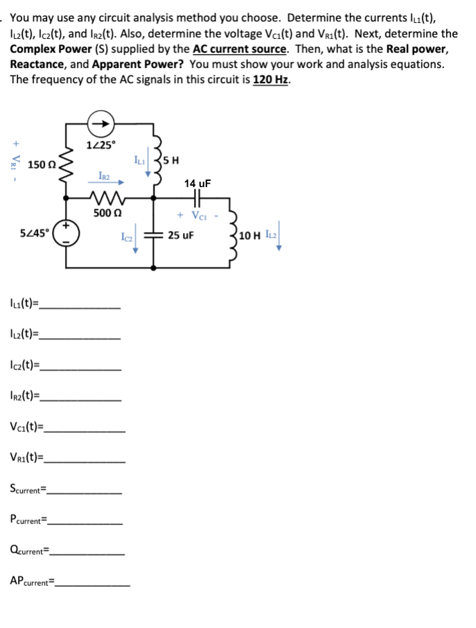 Solved You may use any circuit analysis method you choose. | Chegg.com
