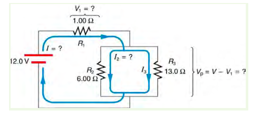 Solved A combination of series and parallel resistor circuit | Chegg.com
