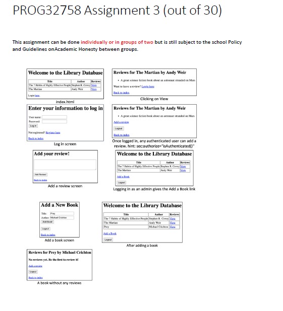 Solved index, log in screen, clicking on view and once | Chegg.com