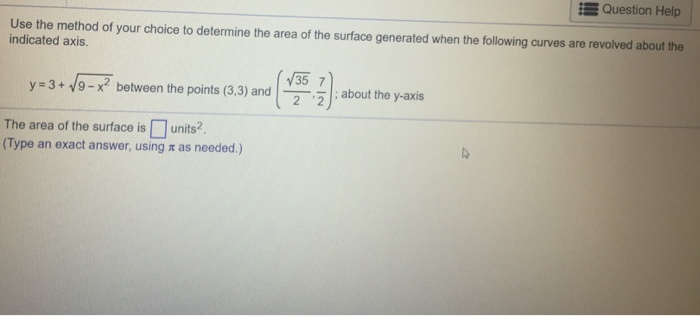 Solved Use the method of your choice to determine the area | Chegg.com
