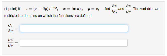 Solved (1 point) If | Chegg.com