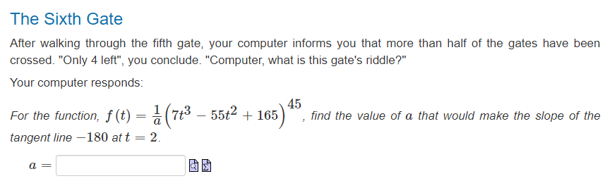 Solved After walking through the fifth gate, your computer | Chegg.com