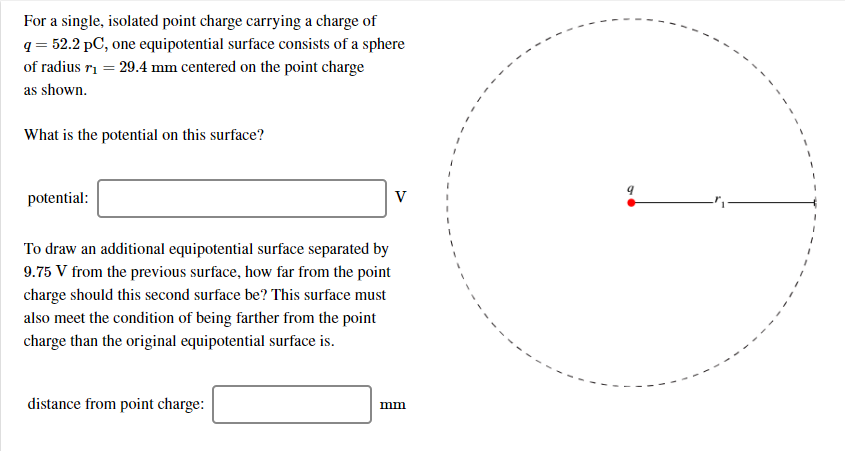 Solved For a single, isolated point charge carrying a charge | Chegg.com