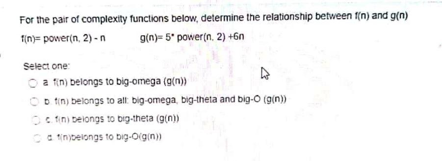 Solved What is the best running time complexity categories | Chegg.com