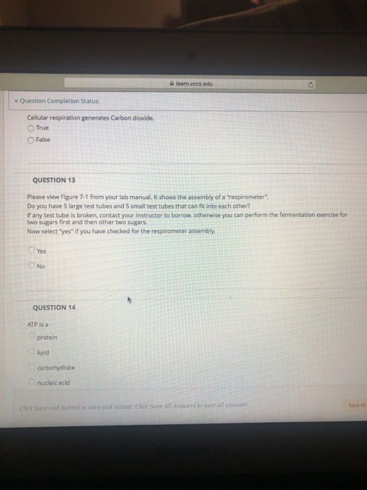 Solved learn.vccs.edu v Question Completion Status: | Chegg.com