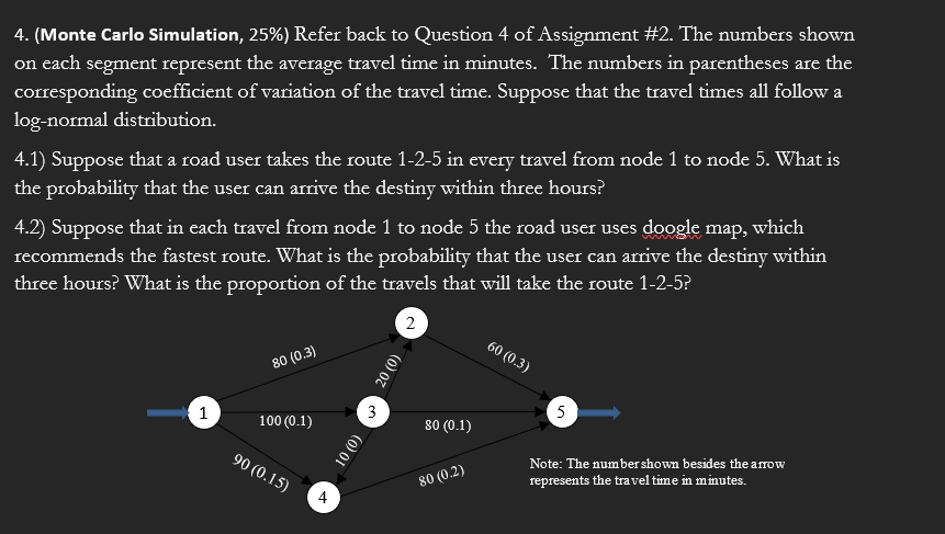 Solved 4. (Monte Carlo Simulation, 25\%) Refer back to | Chegg.com