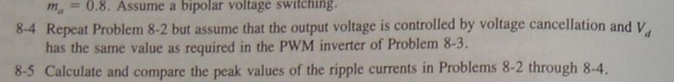 Solved 8-4 Repeat Problem 8-2 but assume that the output | Chegg.com