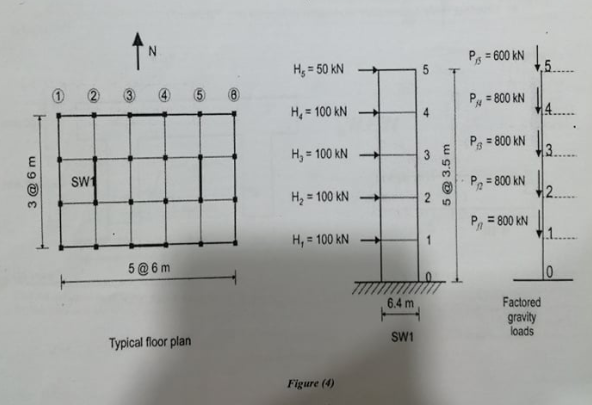 Solved 04: A typical floor plan for a five -storey | Chegg.com