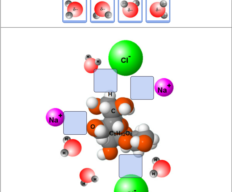 Solved Move each water molecule (with each having a | Chegg.com