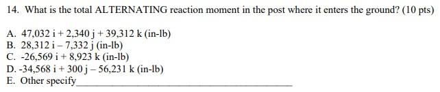 Solved A sign is mounted to a solid circular post as shown | Chegg.com
