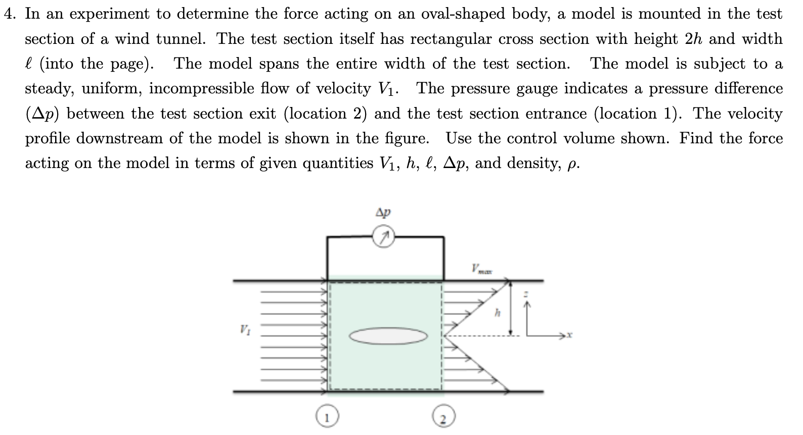 Solved 4. In an experiment to determine the force acting on | Chegg.com