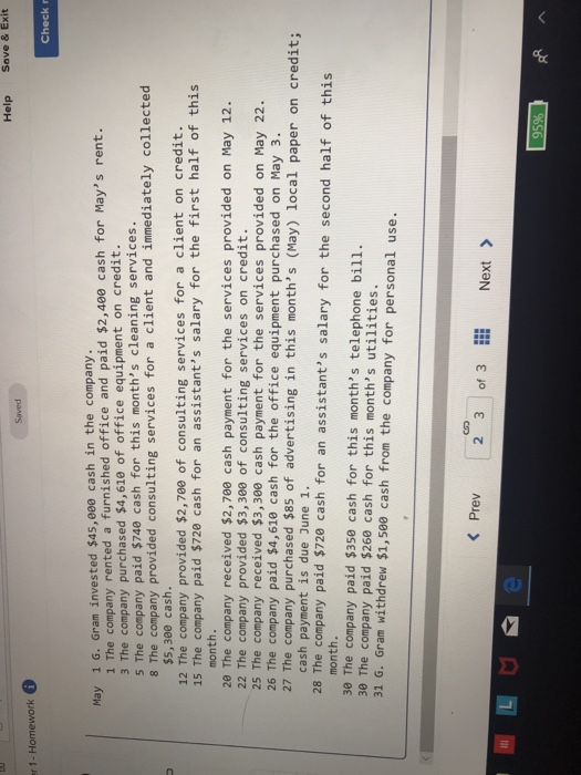 Solved Help Save & Exit Submit Check my work Lita Lopez | Chegg.com