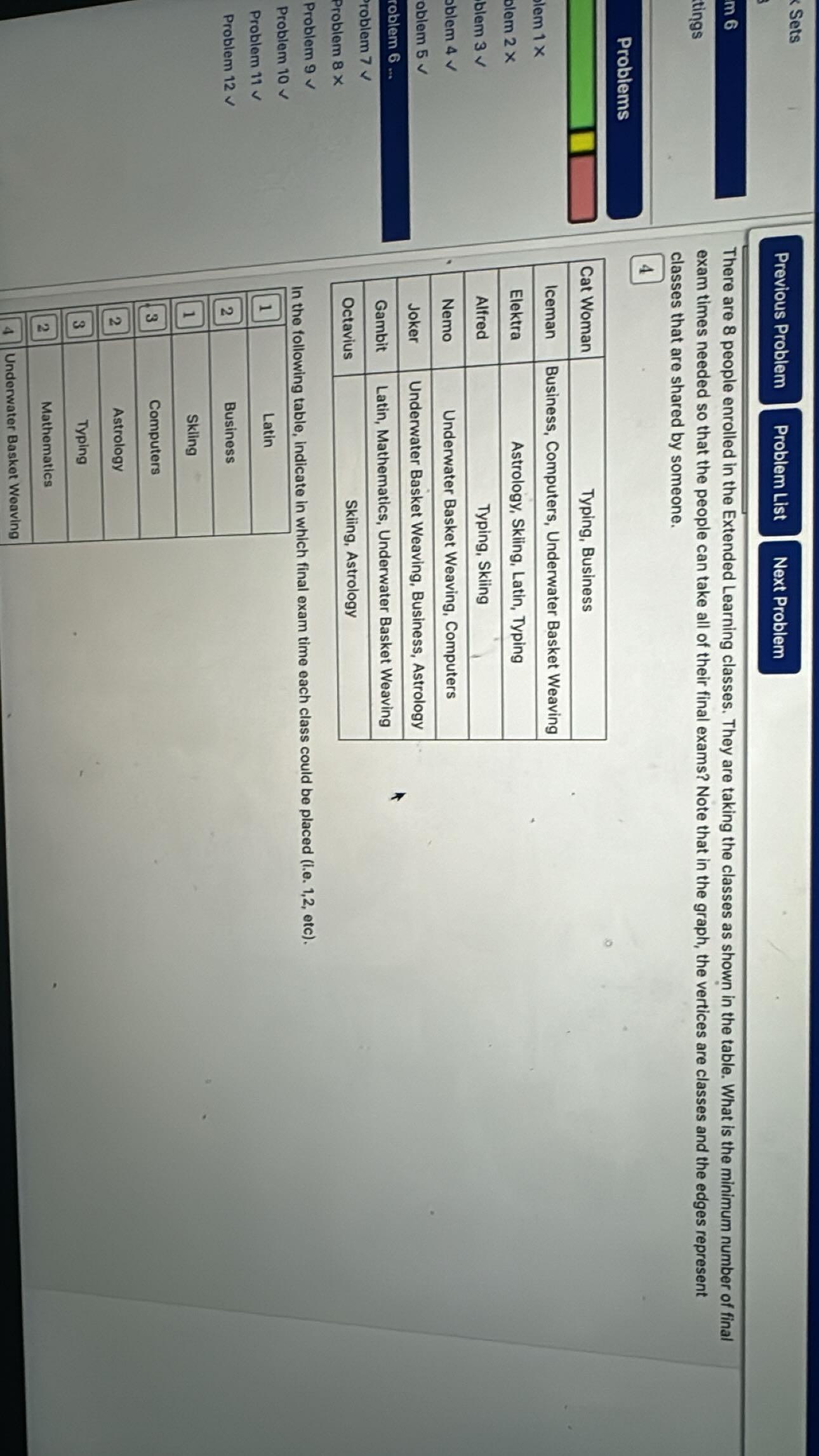 Solved There are 8 ﻿people enrolled in the Extended Learning | Chegg.com