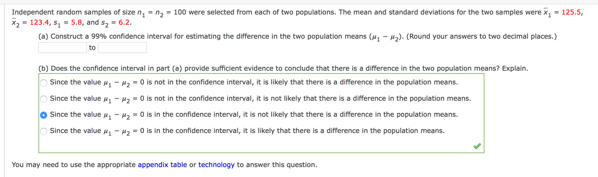 Solved Find a 90% confidence interval for a population mean | Chegg.com