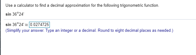 Solved Use a calculator to find a decimal approximation for | Chegg.com