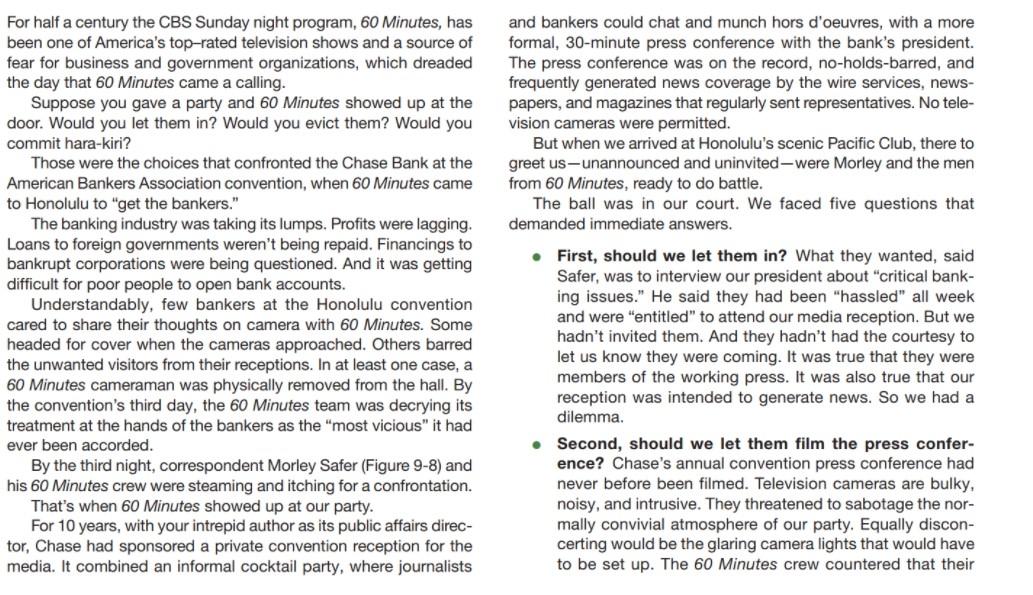 Solved For half a century the CBS Sunday night program, 60 | Chegg.com