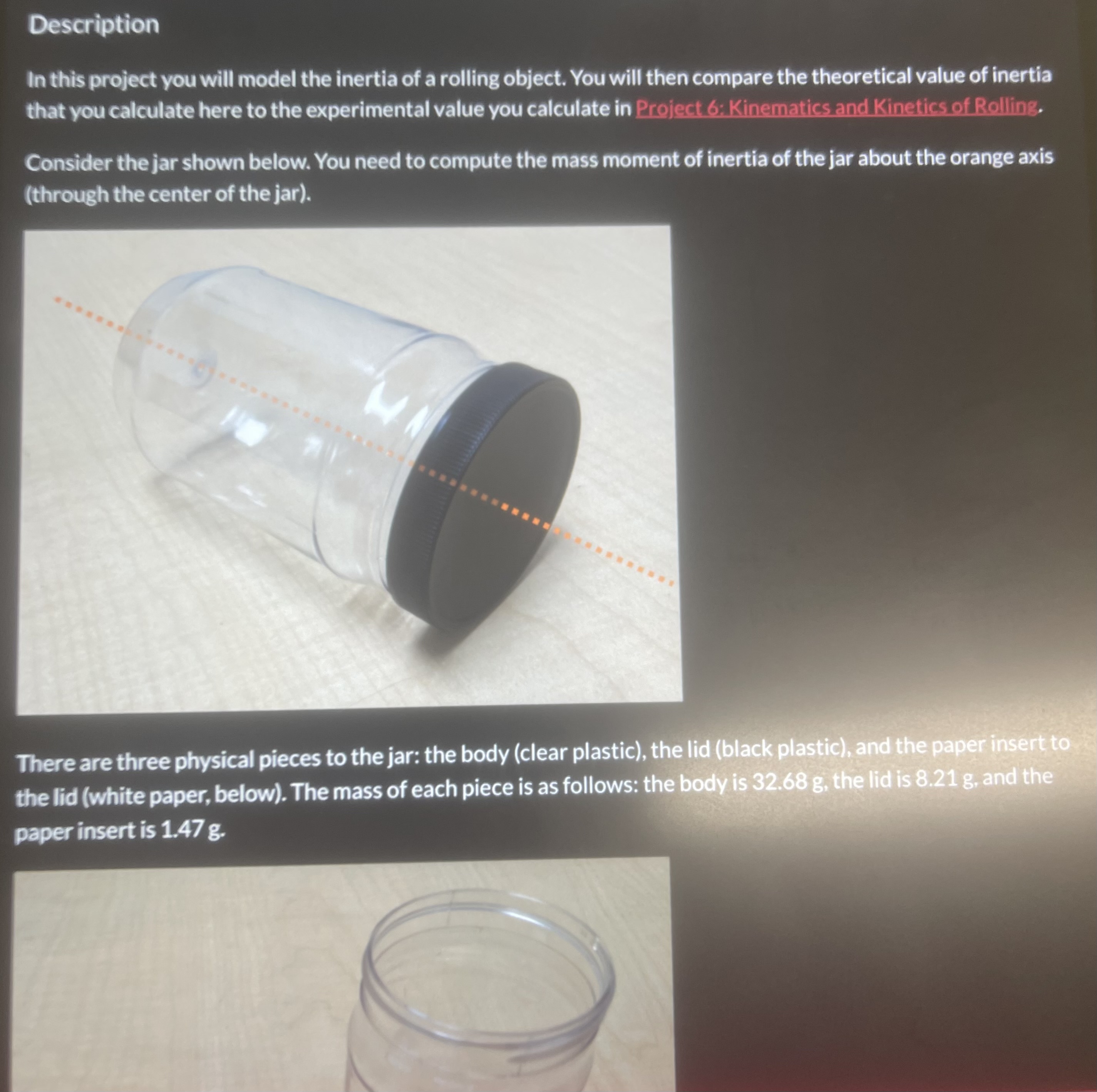 Solved Description In this project you will model the | Chegg.com