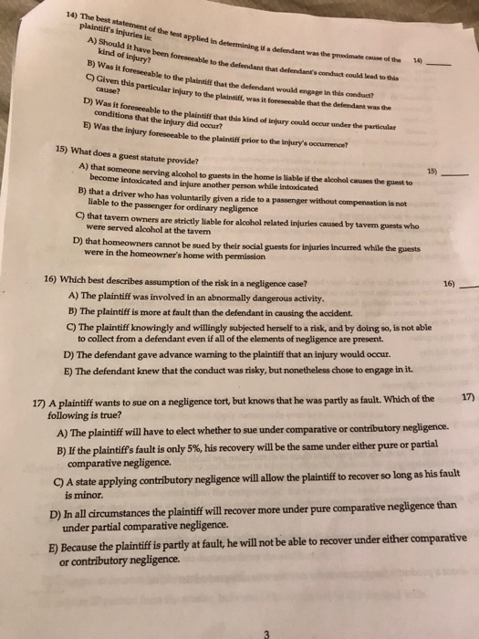 Solved 10) Assuming that statutory requirements are met, | Chegg.com