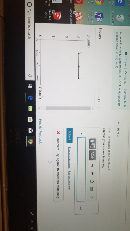 Solved Review Constants | Periodic Table A gas with an | Chegg.com