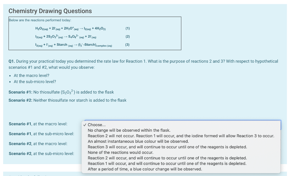 Solved Chemistry Drawing Questions Below are the reactions | Chegg.com