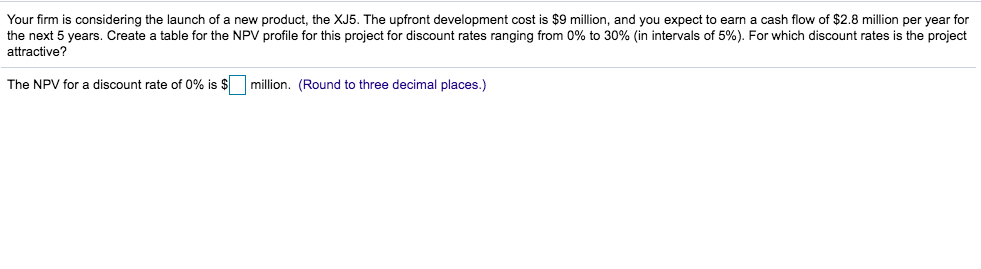 Solved Your firm is considering the launch of a new product, | Chegg.com