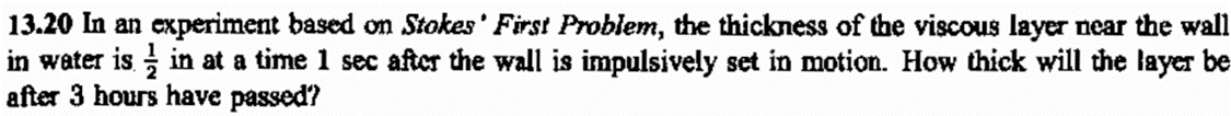 Solved 13.20 In an experiment based on Stokes ' First | Chegg.com