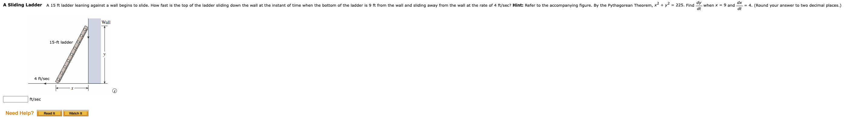 Solved (i) Need Help? Read It Watch It | Chegg.com