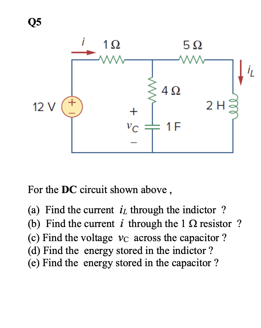 [Solved]: For the DC circuit shown above , (a) Find the cu