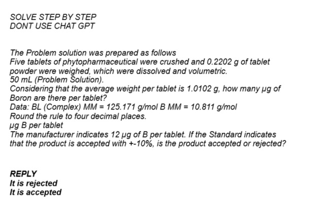 Solved The Problem solution was prepared as follows Five | Chegg.com