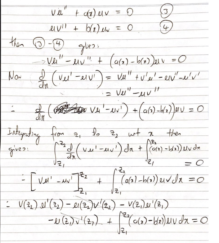 The Lecture 12 Proof Of Comparison Theorem Sturm