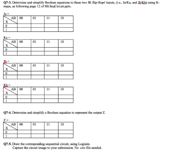 Solved Q7-1. Draw the corresponding state transition table | Chegg.com