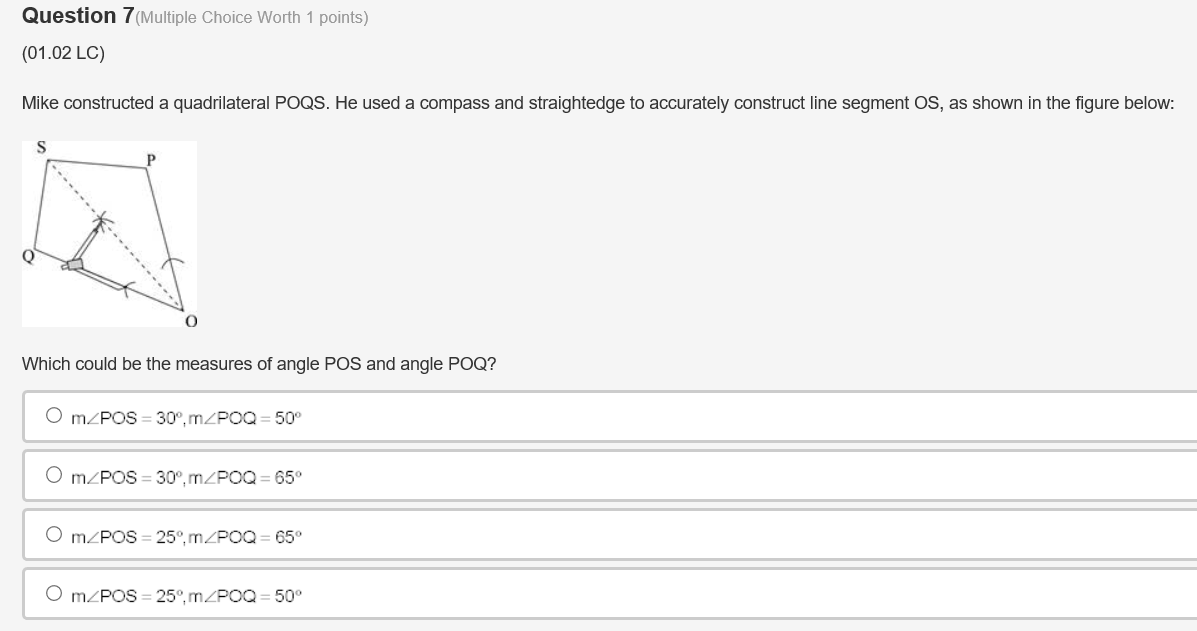 Solved Question 7 (Multiple Choice Worth 1 points) (01.02 | Chegg.com