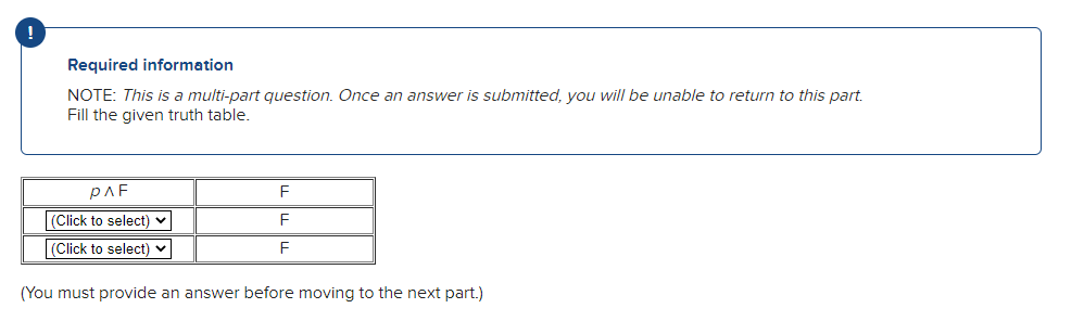 Solved Required information NOTE: This is a multi-part | Chegg.com