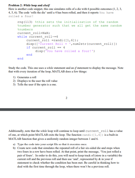 Solved Hello, please use matlab to answer the problem and | Chegg.com