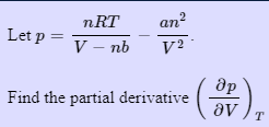 Solved Please explain how you do the partial derivative for | Chegg.com