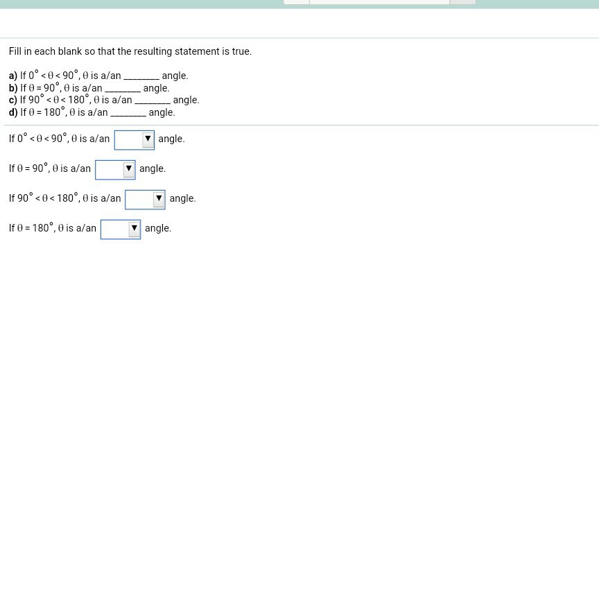 Solved Fill in each blank so that the resulting statement is | Chegg.com