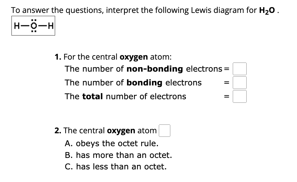 Solved To answer the questions, interpret the following | Chegg.com