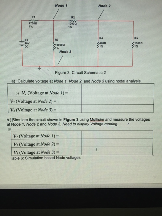 Solved a) Calculate voltage at Node 1, Node 2, and Node 3 | Chegg.com