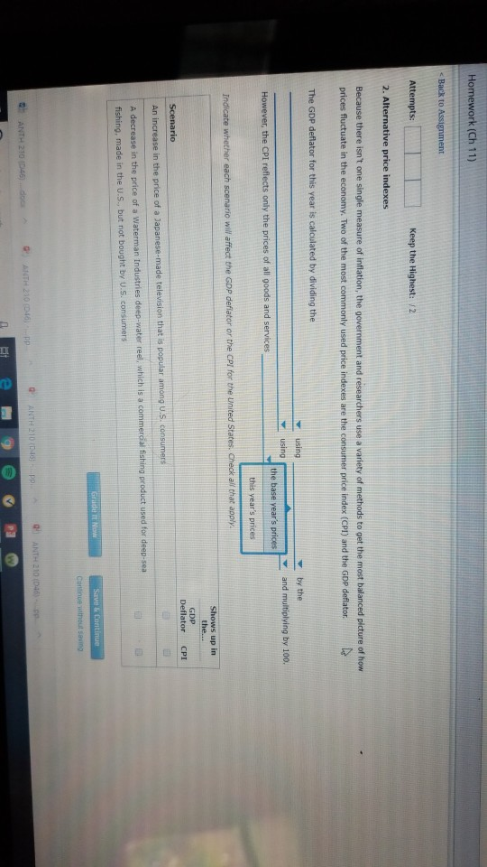 Solved Homework (Ch 11) Back to Assignment Keep the Highest: | Chegg.com