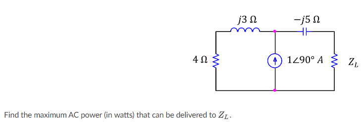 Solved Find the maximum AC ﻿power (in watts) ﻿that can be | Chegg.com