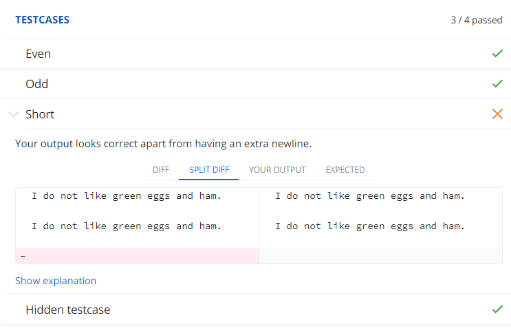 Solved * Zig Zag Write a program which continually accepts | Chegg.com